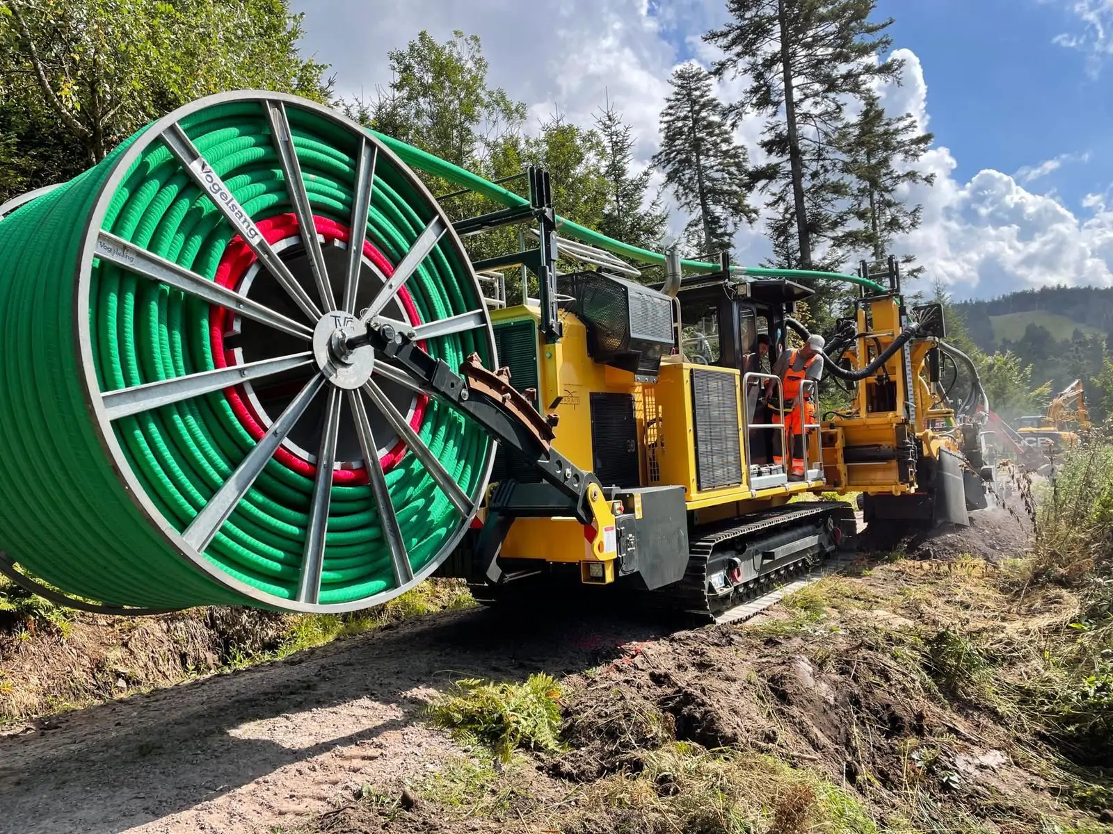 8 Weeks Early: One-Pass Trenching Fire Zone Project | Cable Protect NA